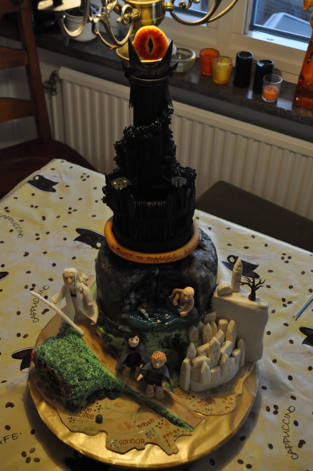 Olga's Cakes: Lord of the Rings cake for my precious Alexander