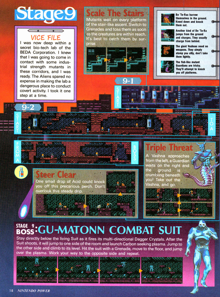 8-Bit City: Vice: Project Doom Review and Nintendo Power Scans