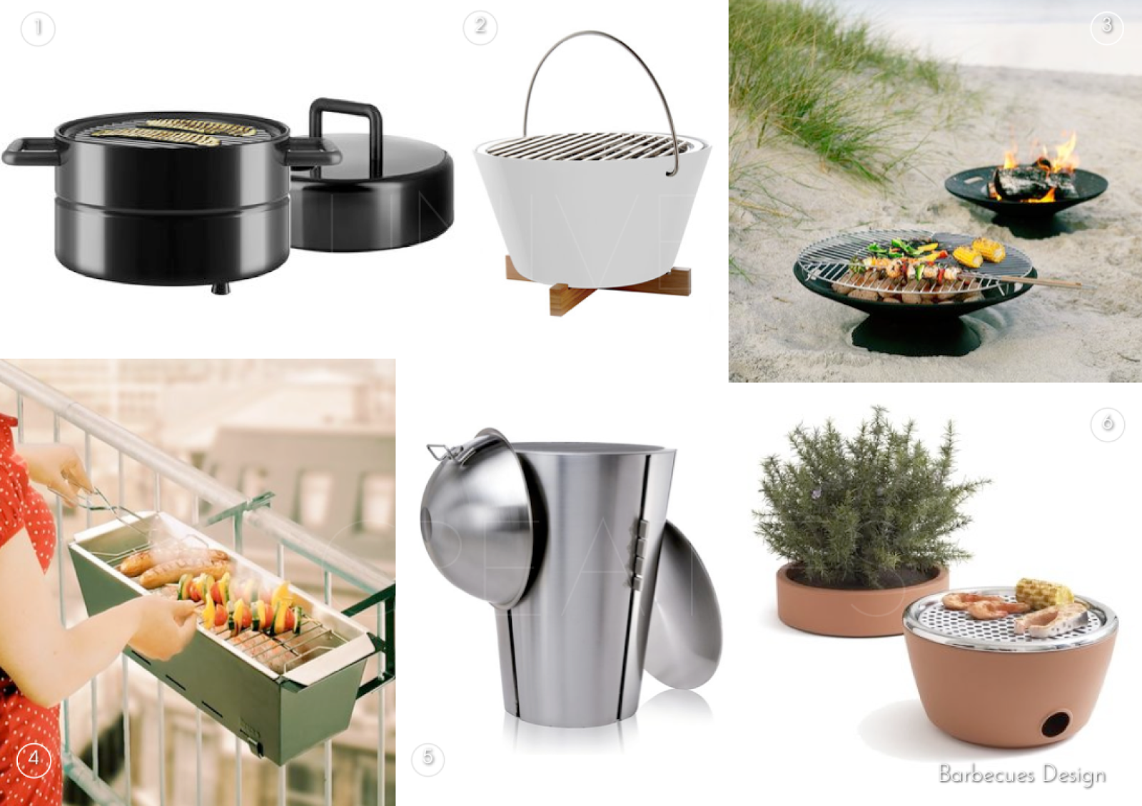 UNIVERS CREATIFS: Sélection de Barbecues Design.