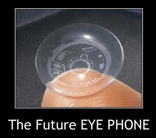 Happy Thoughts Travel Fast (HTTF): The Future Eye Phone