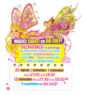 ¡Winx Club Sábado Mágico en Rai Gulp! - Winx Club Lovely