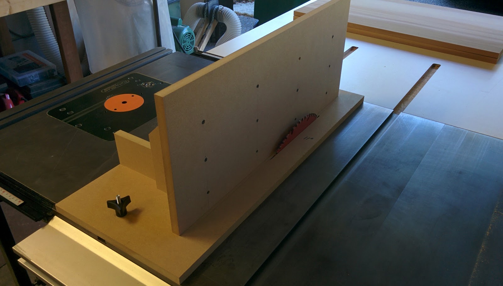 Don and Amy's Broadmead Reno: Shop Project: Raised panel cutting jig