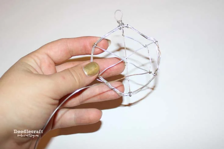 Wire Wrapped Spider Web Necklace!