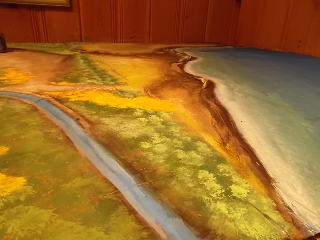 Capt. Richard's Miniature Civil War: More work on the aerial battle map