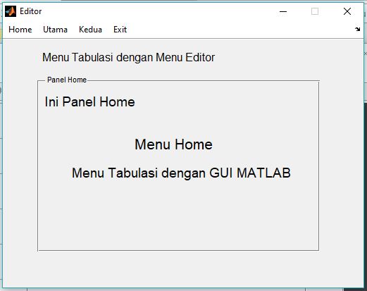 Membuat Menu di GUI MATLAB - KETUTRARE