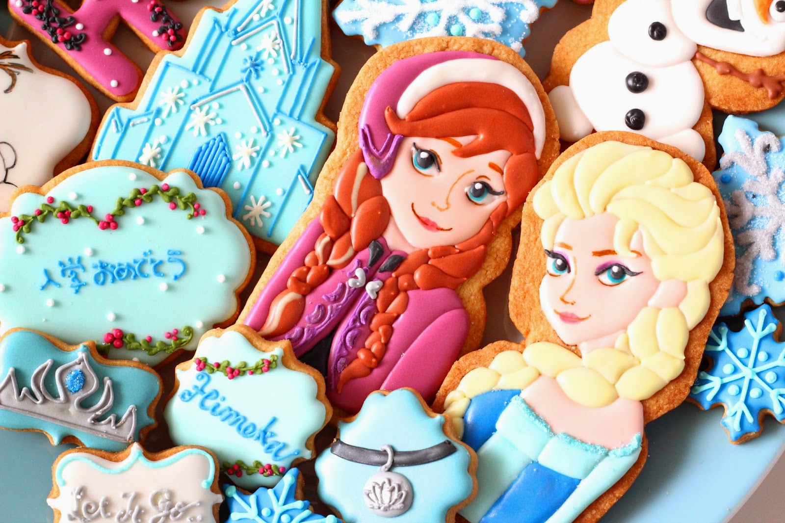Sweeten your day.: アナと雪の女王アイシングクッキー Frozen icing cookies