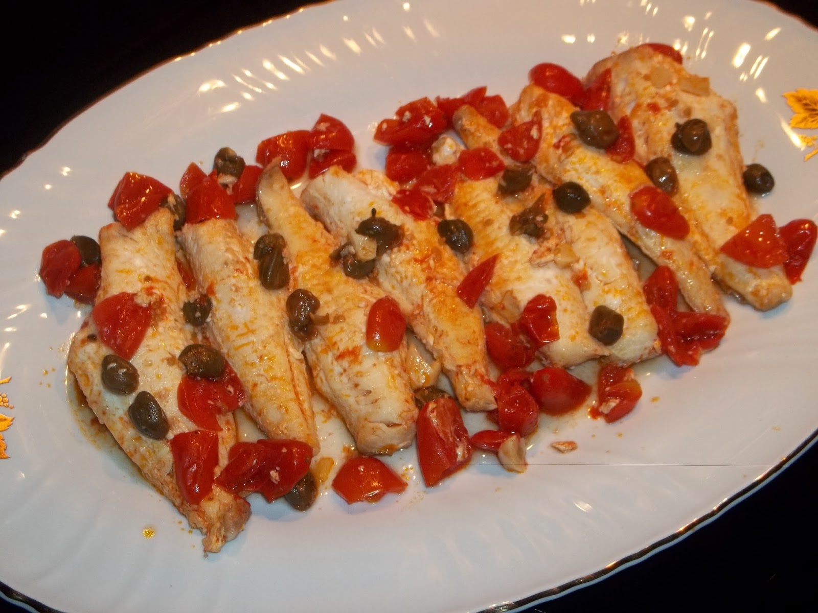 Provare Per Gustare::...: .. FILETTI DI TRIGLIA AL CAPPERO .. Q.B.