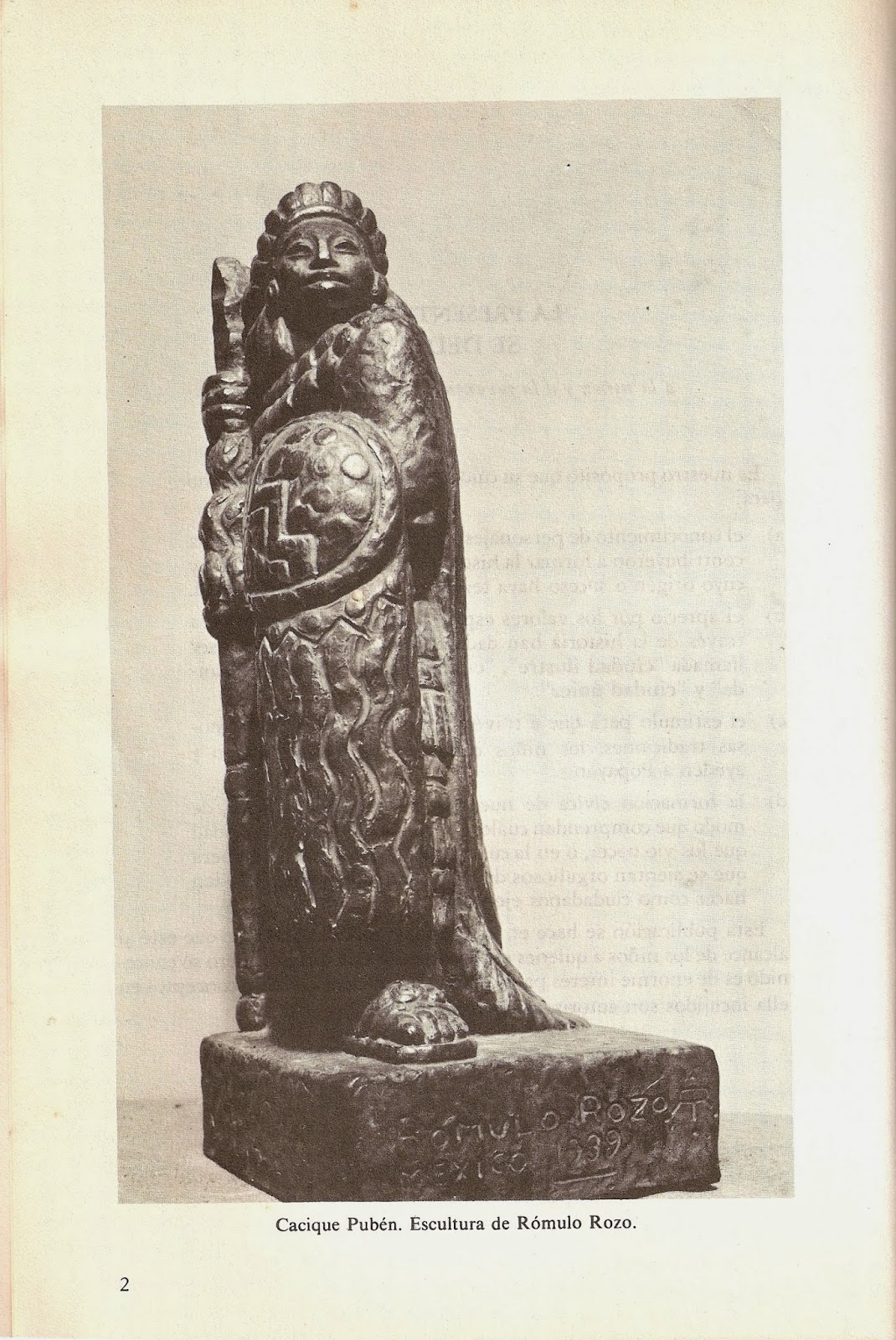 Popayán cultural.Cacique Pubén. Escultura de Rómulo Rozo ~ OTRA MIRADA