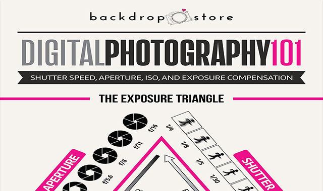 Digital Photography 101 The Exposure Triangle #infographic - Visualistan