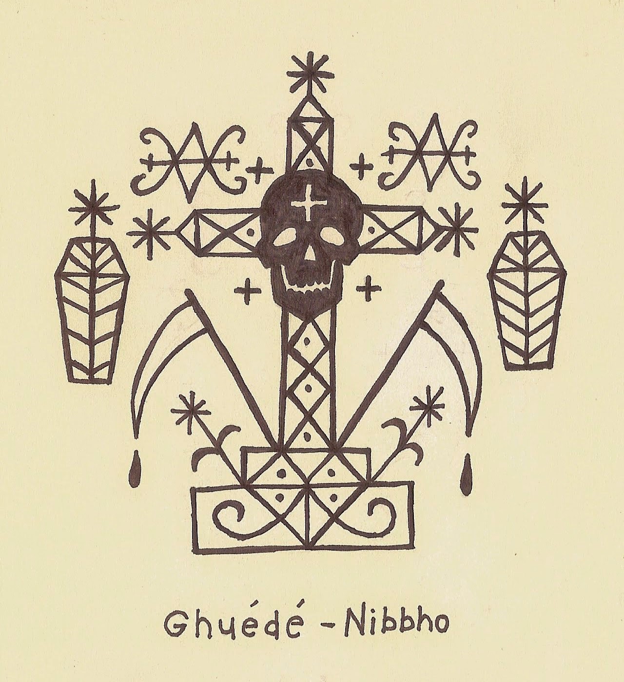 Beard of Moss: Voudon Gnostic Temple Vévé "Coasters"