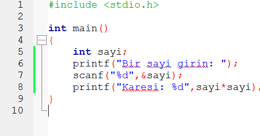 C Programlama Dili (Printf, Scanf)