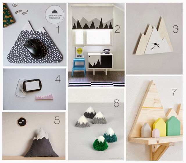 LAUsNOTEbook: Mountains inspired DIY