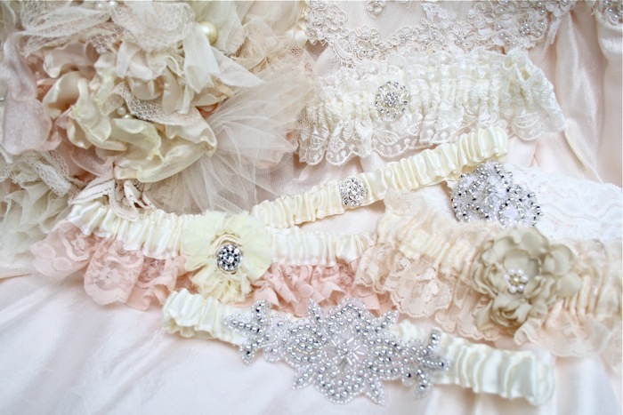 The Polka Dot Closet: Making Wedding Garters