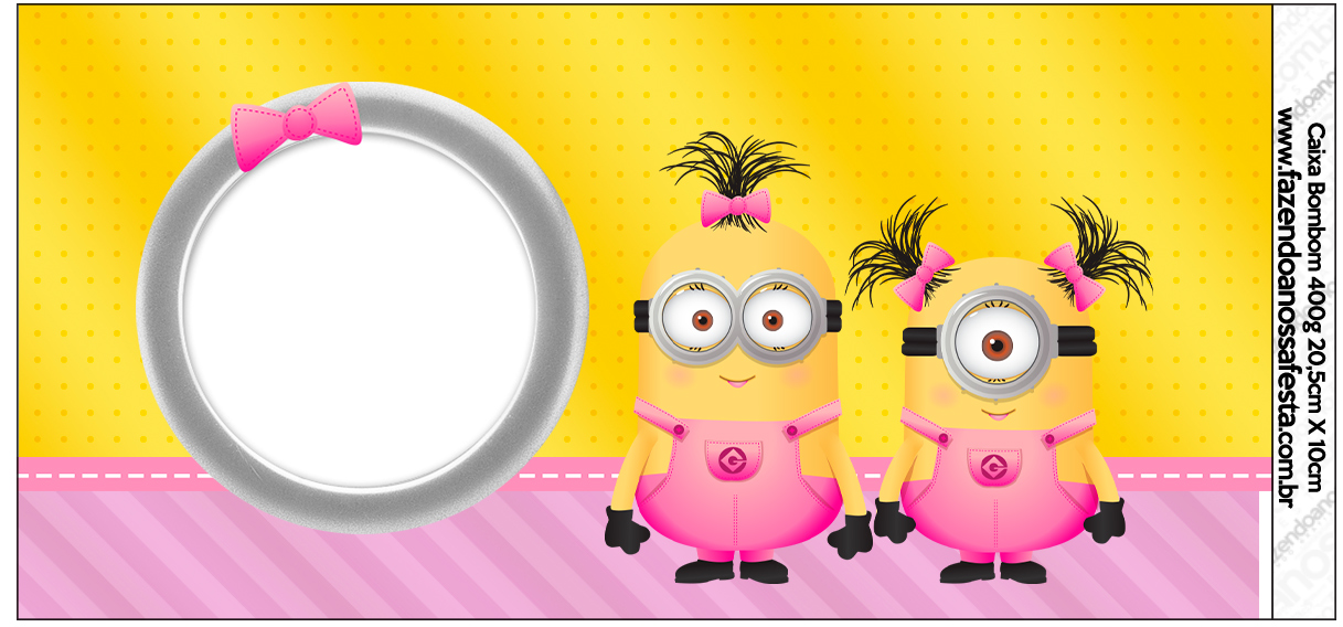 Minion Girls: Free Printable Candy Bar Labels. - Oh My Fiesta! in english