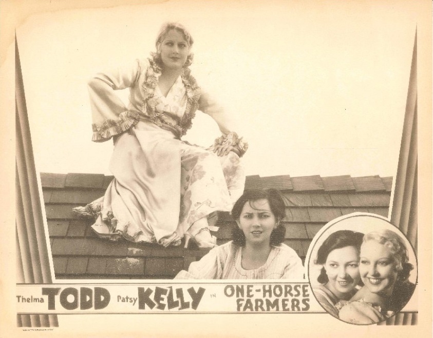 Thelma Todd: Thelma Todd And Patsy Kelly Lobby Cards