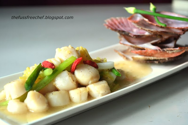 the FUSS FREE chef: Stir Fry Baby Scallops