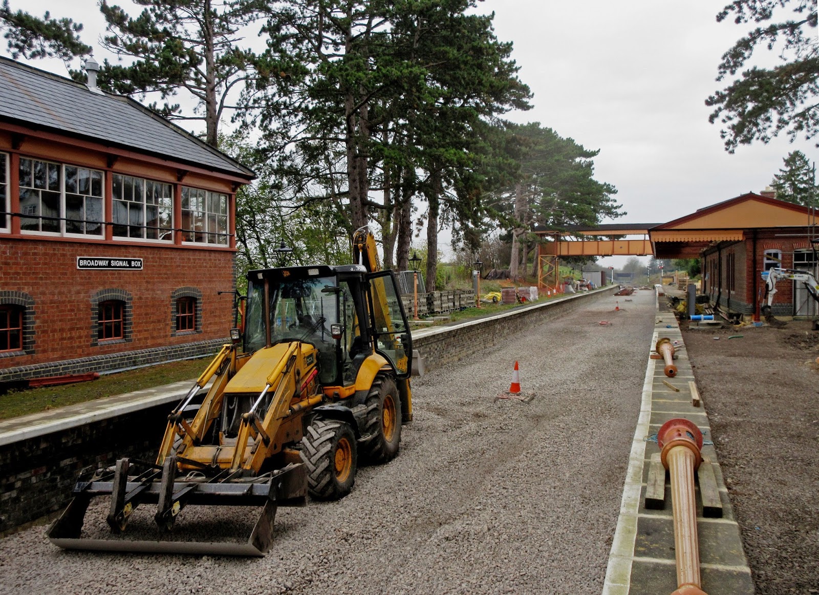 Extension Blog: Preparing for further track laying