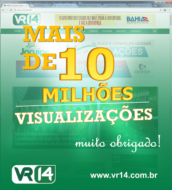 VR14 ultrapassa 10 milhões de visualizações