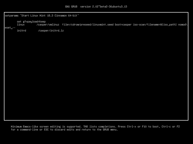 Menambahkan Parameter Nomodeset saat Booting di Ubuntu dan Linux Mint ...