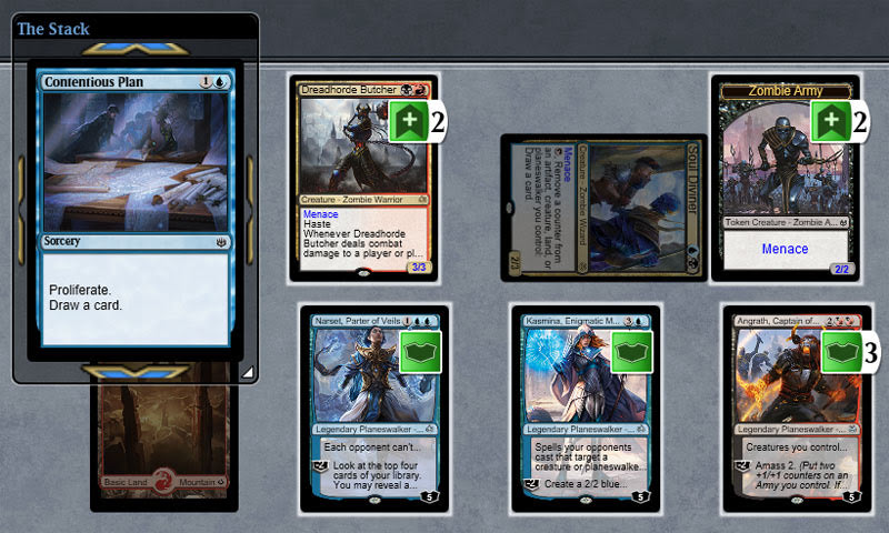 Magic the Gathering Adventures: WAR Grixis Amass + Proliferate