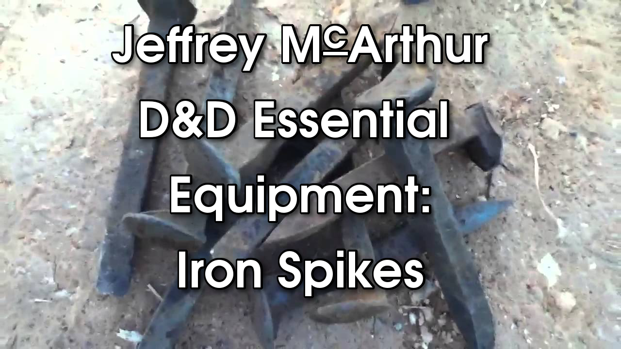 World of Tiglath: D&D Essential Equipment Iron Spikes Script