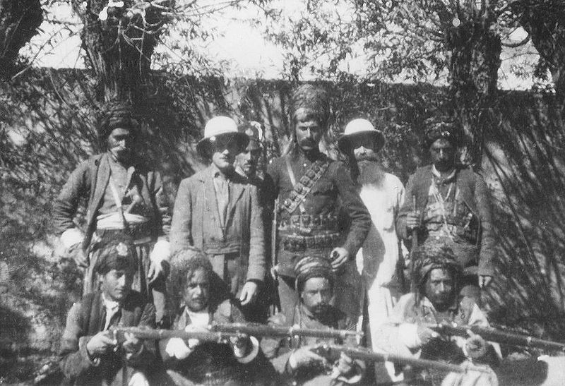 Kurds with missioners (1910) | Kurdish Historical Photos