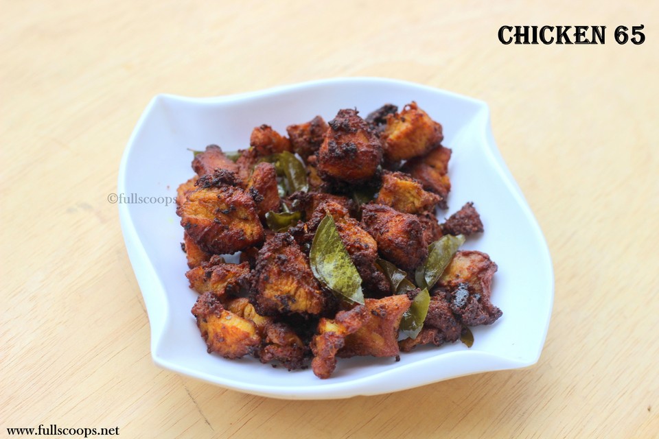 Chicken 65 ~ Full Scoops - A food blog with easy,simple & tasty recipes!