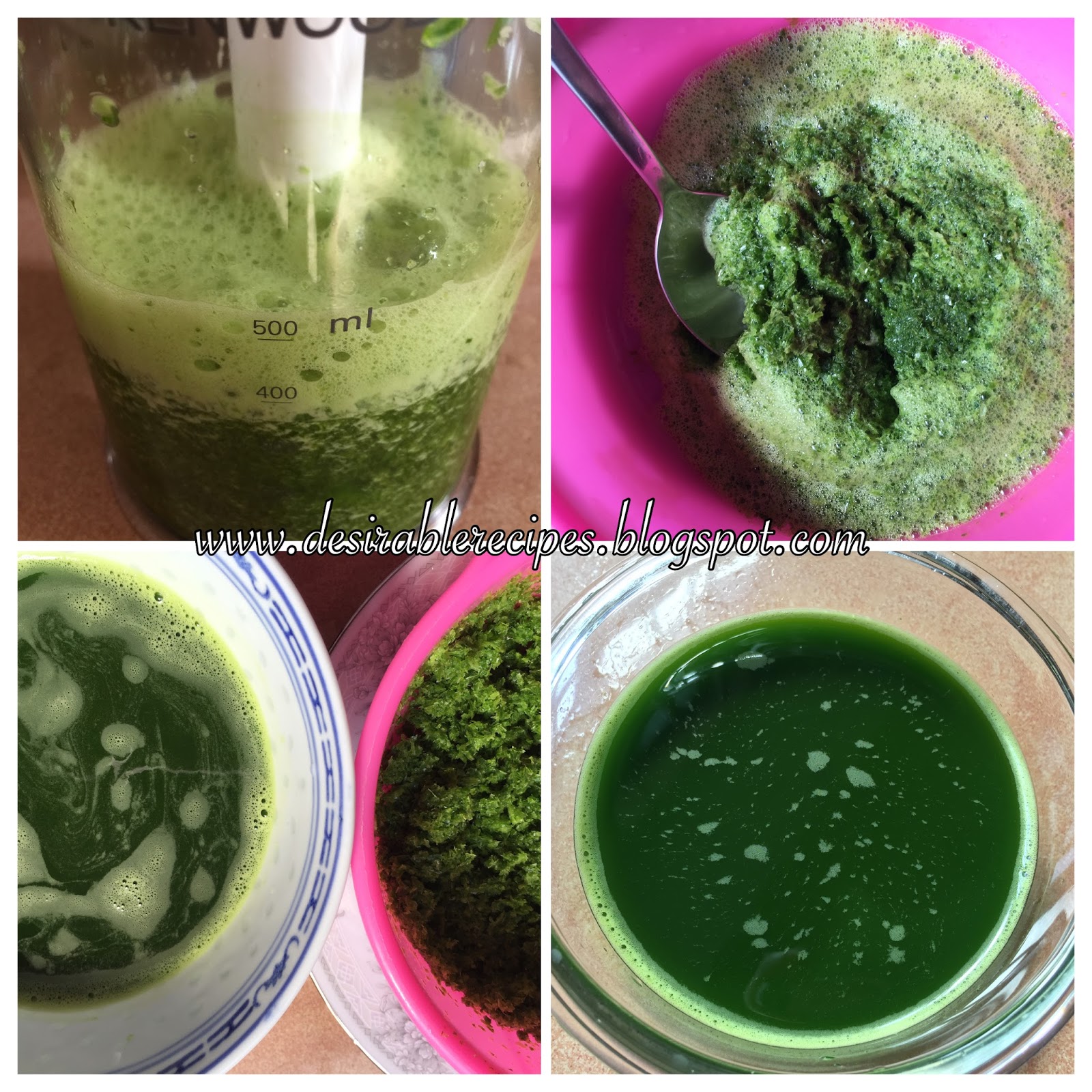Daun Pandan Juice (Screwpine Leaves Juice)