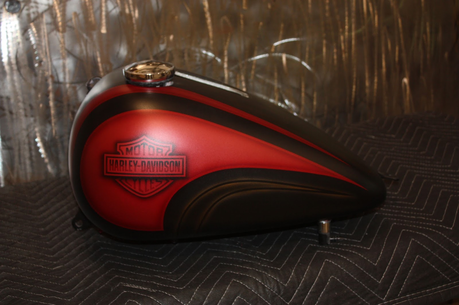 Online Motorcycle Paint Shop: Candy Red Pearl with copper and scallop ...