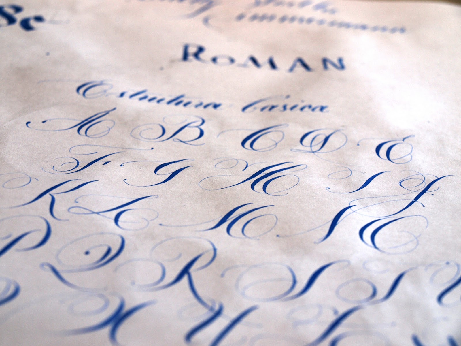 Caligrafia Artística: Prática e persistência!!