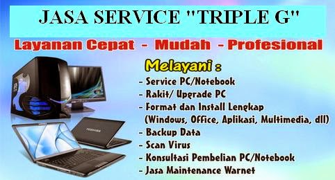 Jasa Service Komputer Panggilan " TRIPLE-G ": "PRICE LIST" Jasa Service ...