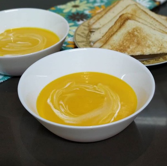 My day my life: Sup Labu Berkrim / Pumpkin Creamy Soup