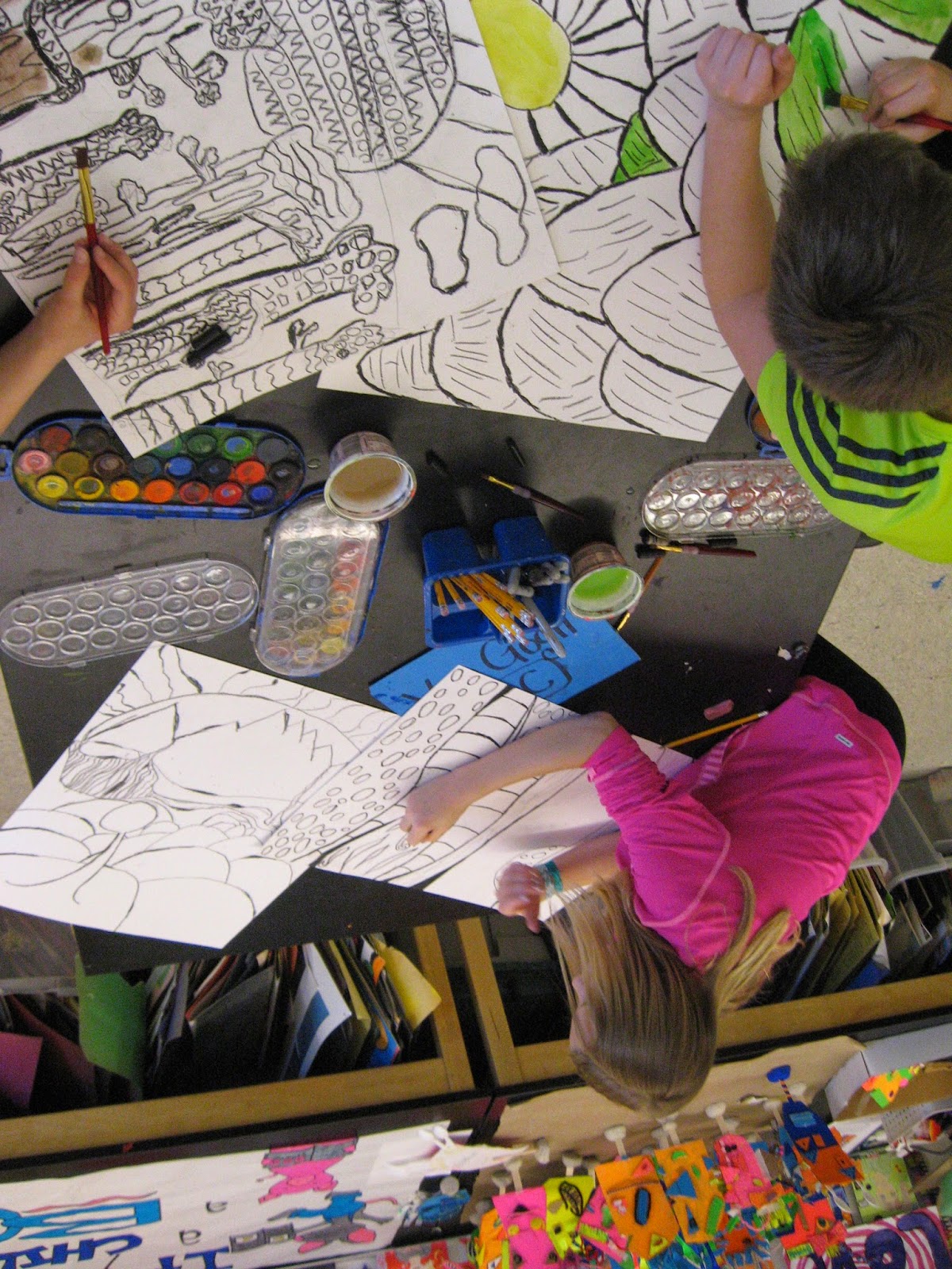 Jamestown Elementary Art Blog: 4th Grade Landscapes
