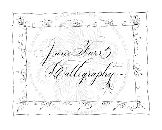 A Place To Flourish: Flourish Friday - Calligraphy Exhibit at Gallery 145