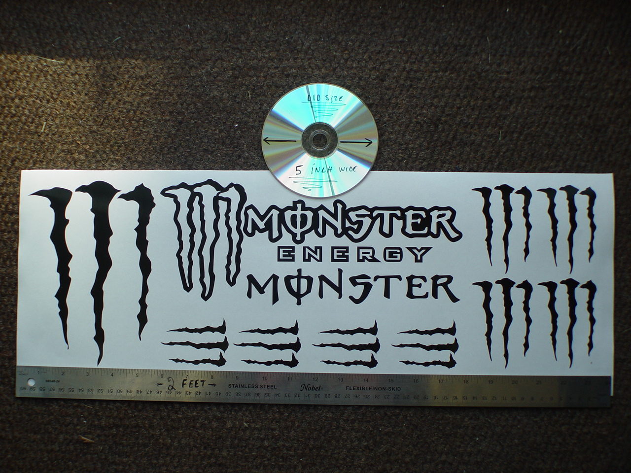 CRAZY STICK!: Stikers Monster Energy