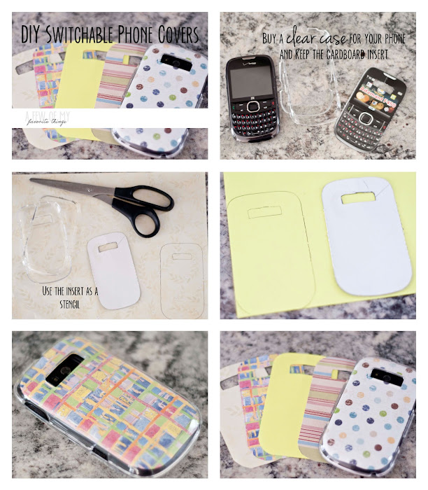 A Few of My Favorite Things: DIY Switchable Phone Covers