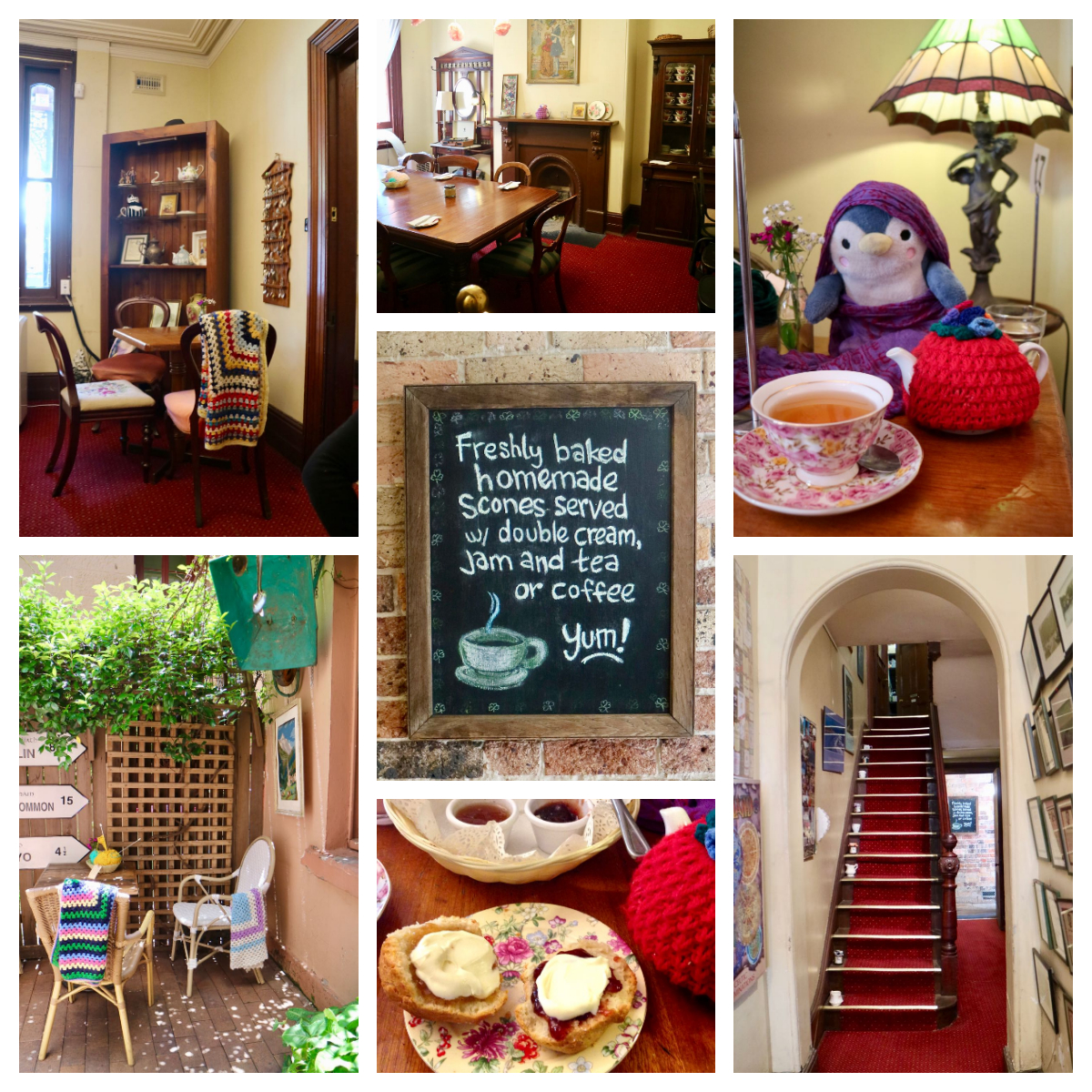 Green Gourmet Giraffe: The Tea Cosy tearooms, The Rocks, Sydney