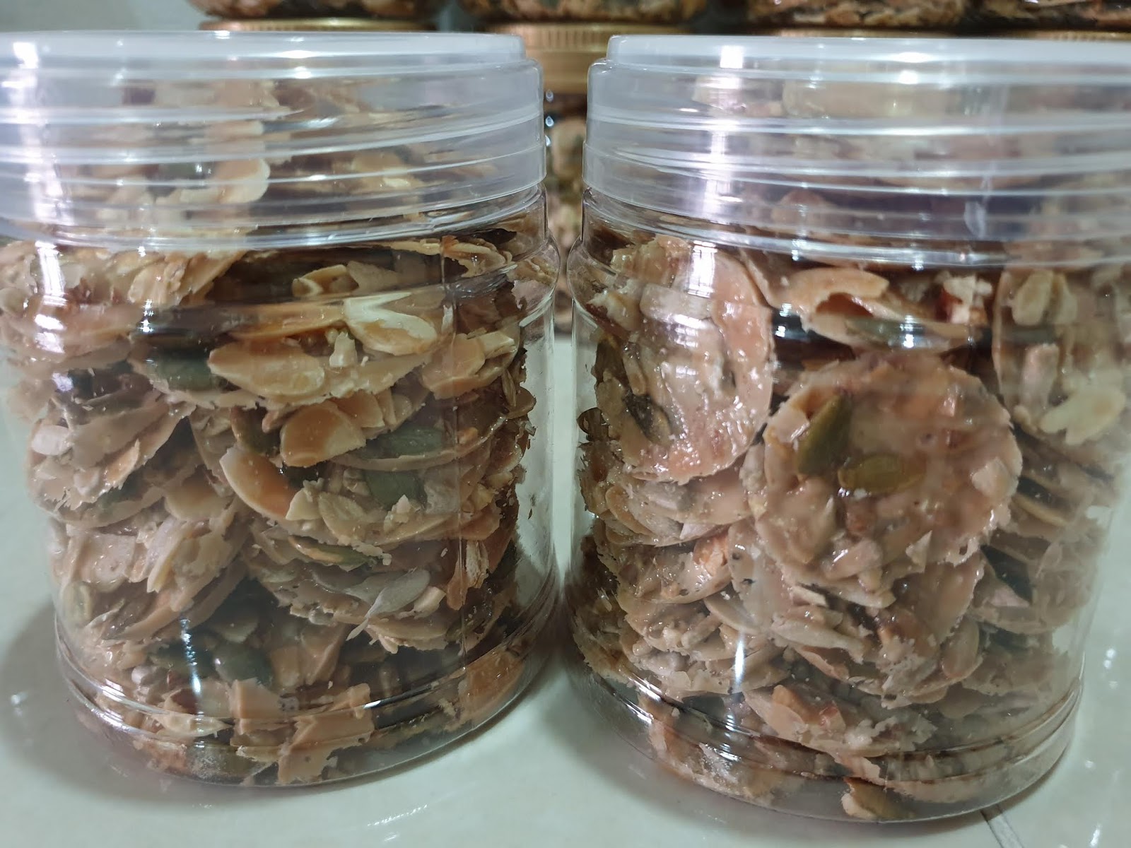 Resepi Biskut Florentine @ Crunch Caramel Almond Cookies Terpaling ...