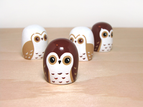 My Owl Barn: Jamie Ferraioli: Miniature Owl Figurines