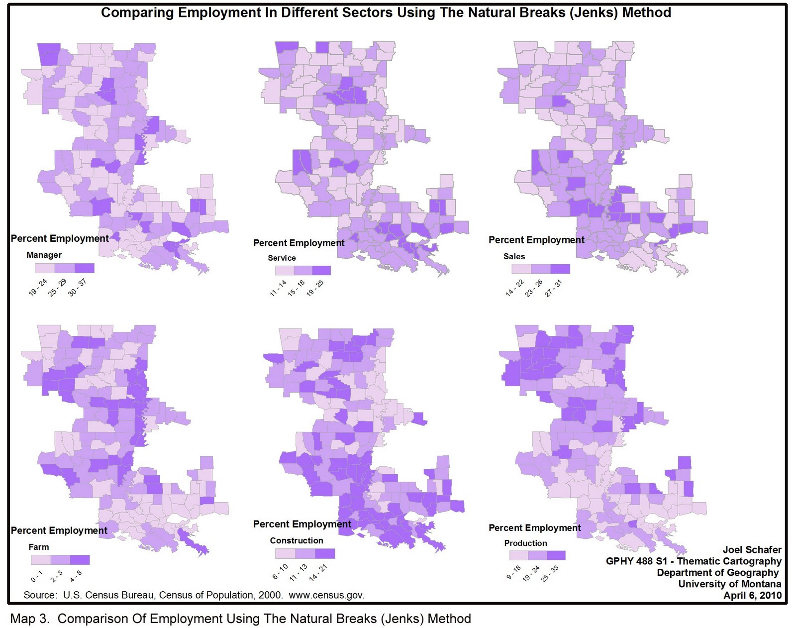 Joel's GIS Blog: Thematic Cartography 7