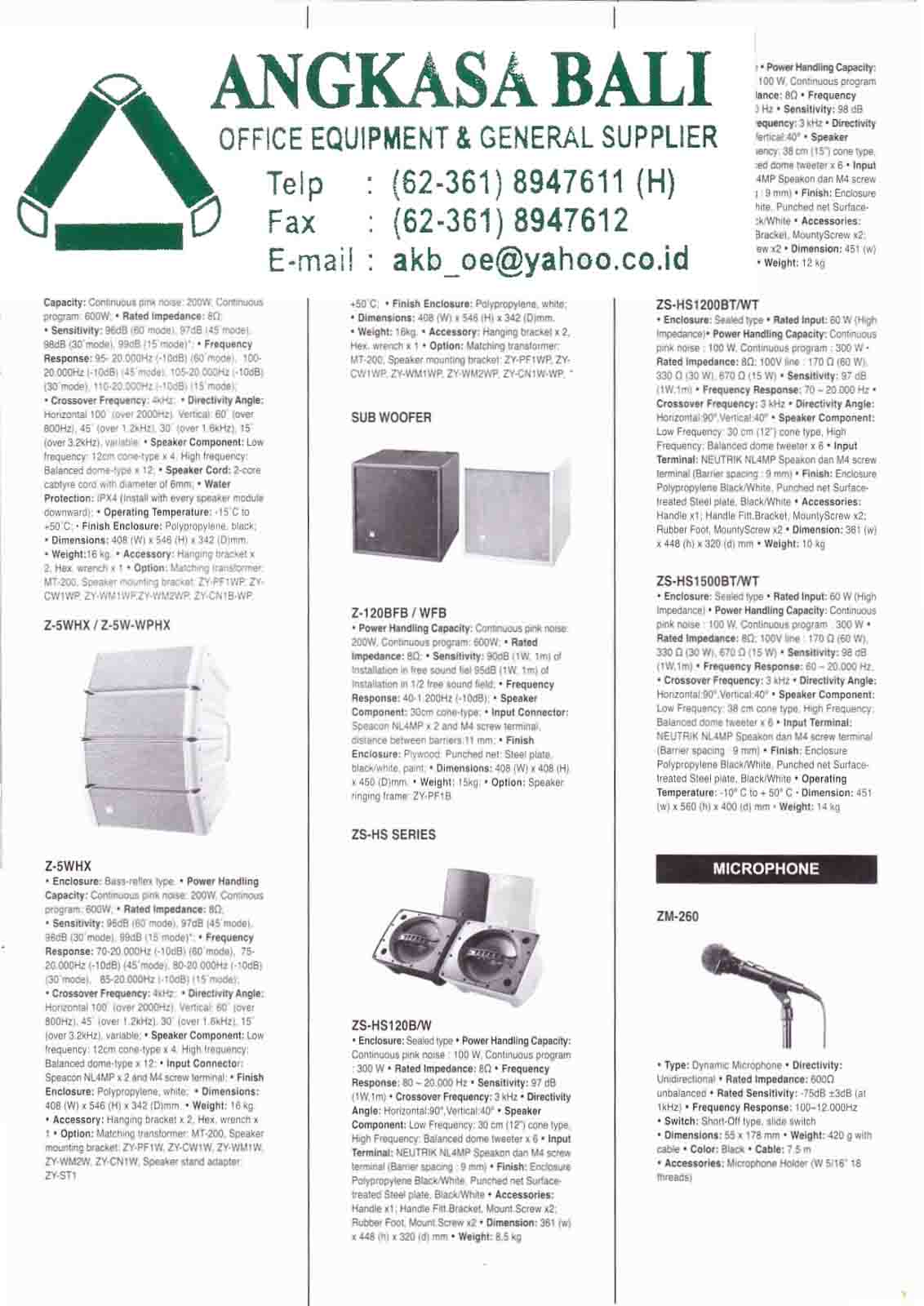 Meja Kantor Bali: Toko Jual Sound System Elektronik di Bali