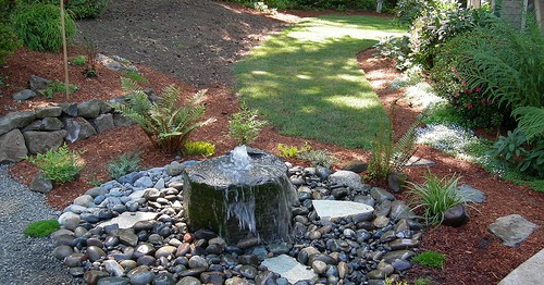 Two Men and a Little Farm: RIVER STONES WATER FEATURE, INSPIRATION THURSDAY