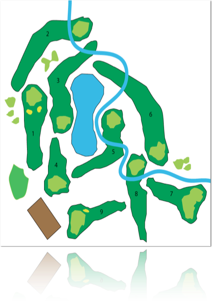 Manly Pioneer Country Club and Golf Course: Yardage and Map