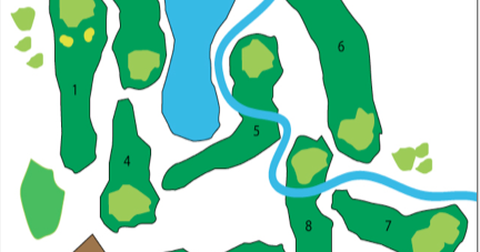Manly Pioneer Country Club and Golf Course: Yardage and Map