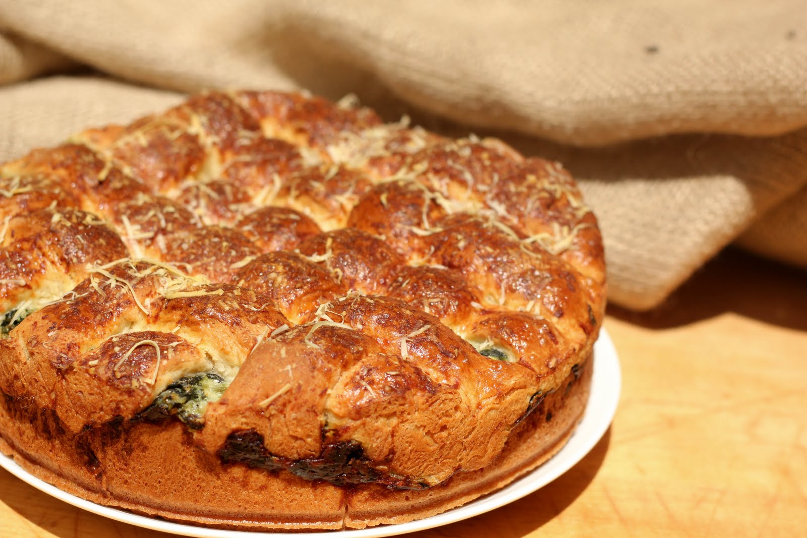 Spinach Torta Rustica - That Skinny Chick Can Bake