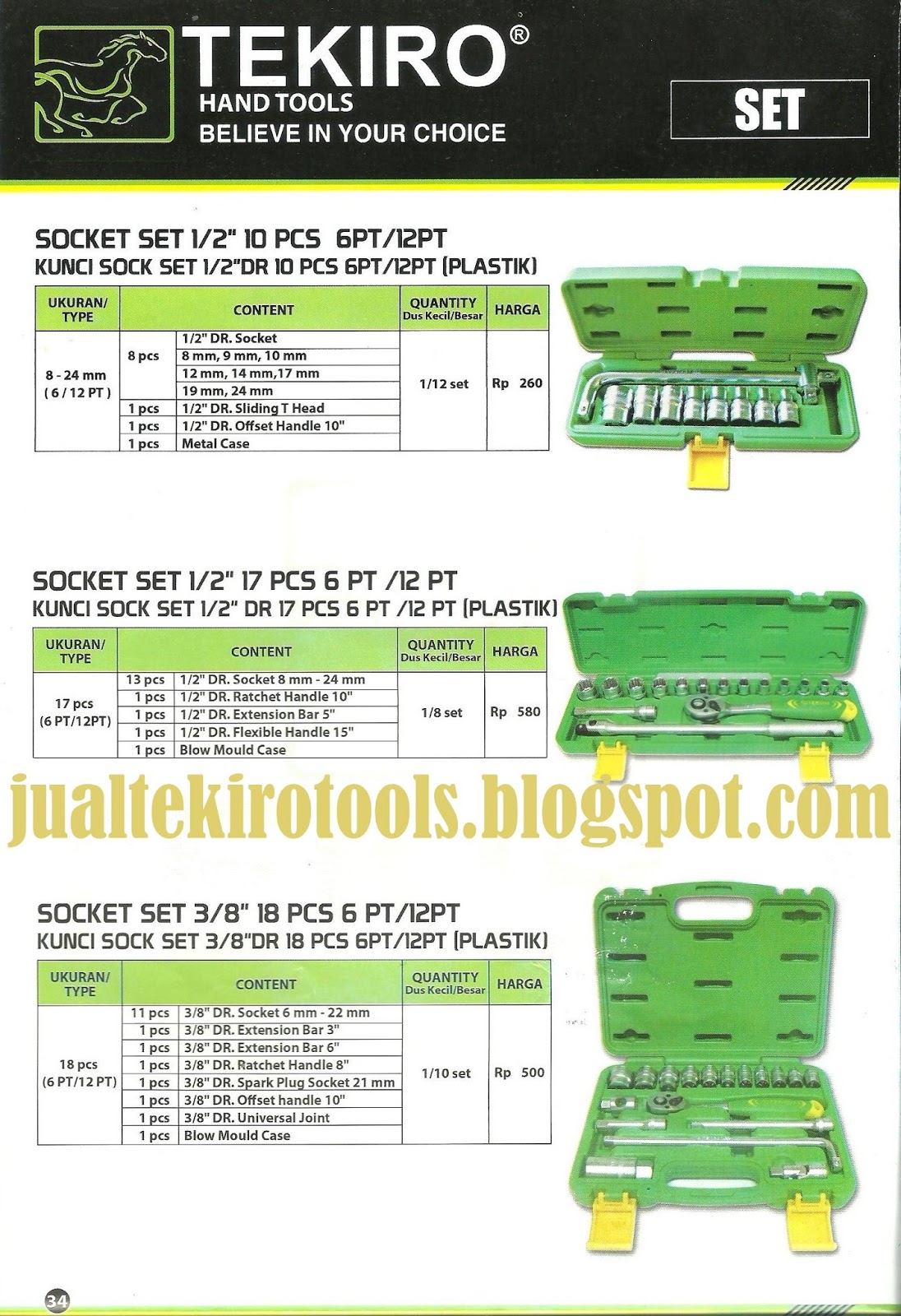 Tekiro Hand Tools: Sets Tekiro Tools | Di jual | Termurah | Suplier ...