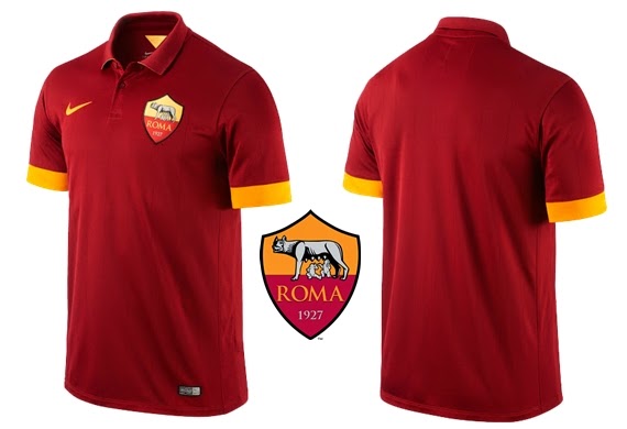 Detail Jersey AS Roma Home Nike 2015 - Bola Wuss