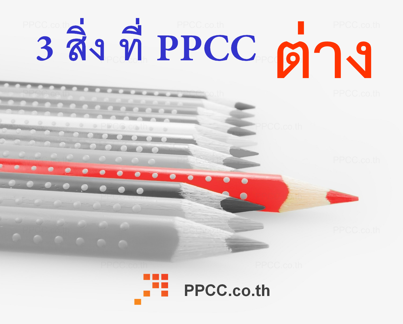 PPCC.co.th: 3 สิ่ง ที่ PPCC ต่าง