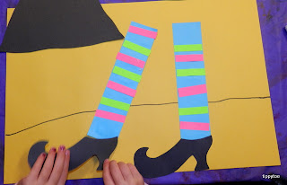 Tippytoe Crafts: Witch Legs Craft