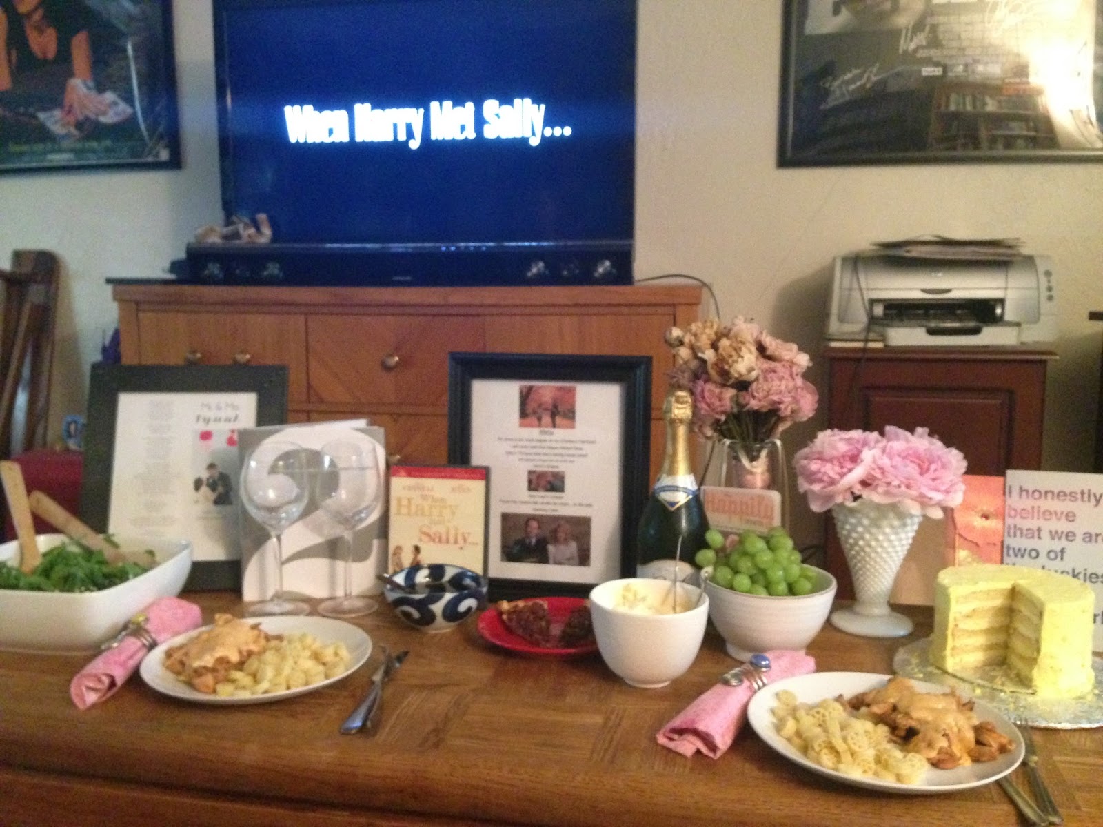 Reel Fancy Dinners: When Harry Met Sally Dinner: ANNIVERSARY EDITION!